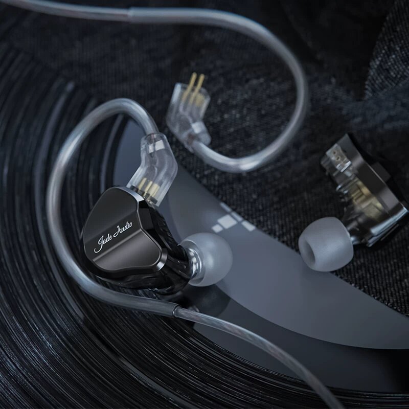 FiiO JD1 Вкладышные проводные наушники с заменяемым кабелем, 3.5 мм, черные, Hi-Fi звук для игр и звонков