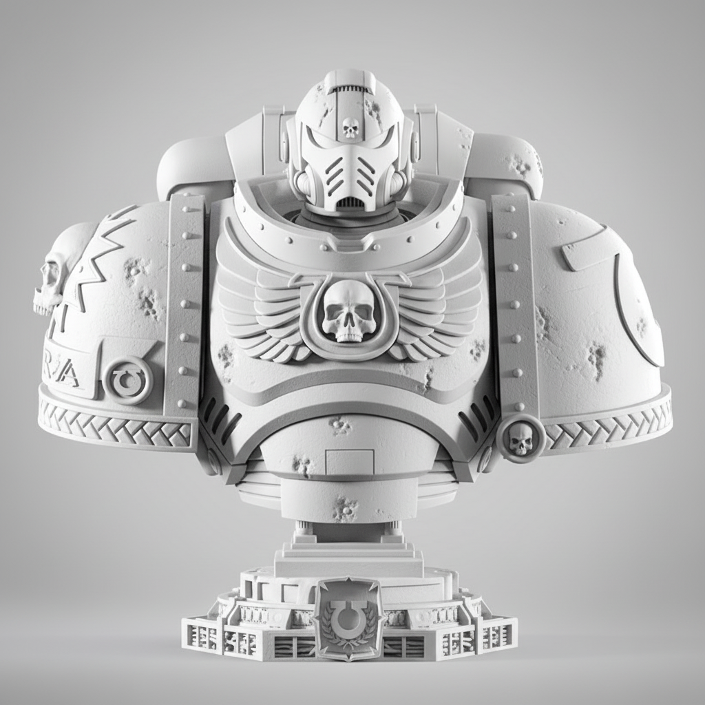 Статуэтка Warhammer "Бюст", для самостоятельного окрашивания