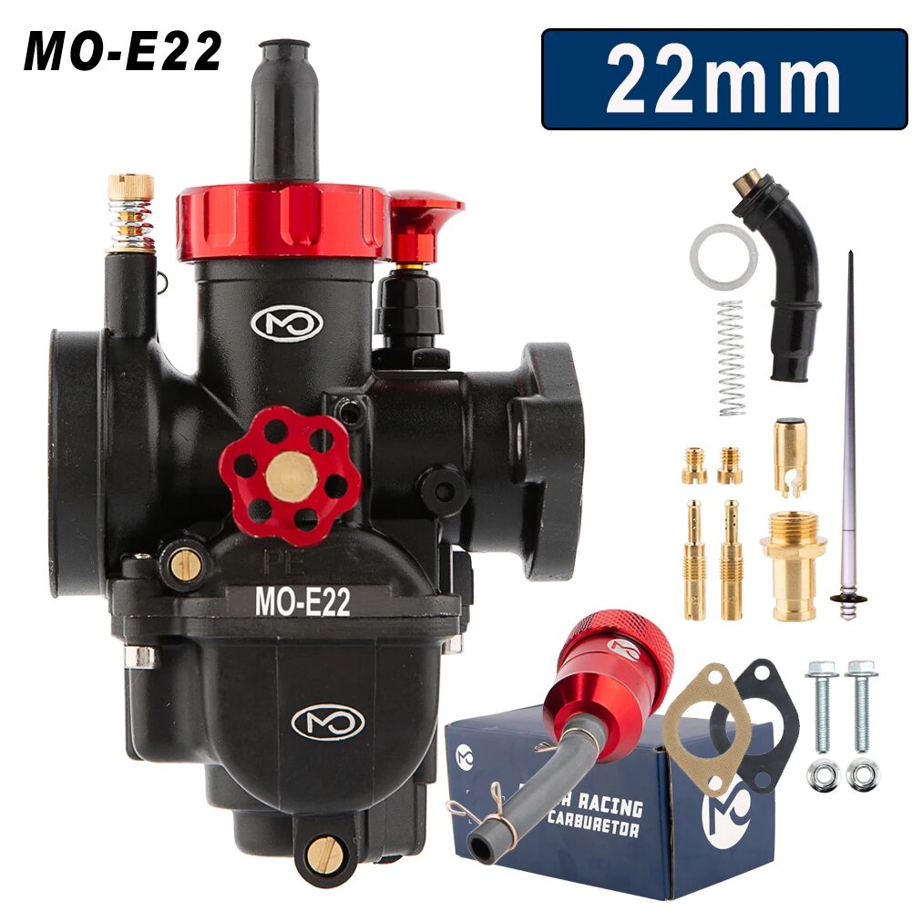 Карбюратор PE17 19 22 24 26 28 мм с карбюратором для Yamaha Kawasaki Honda 2T 4T, фланцевый двигатель, мотоцикл, велосипед дл.