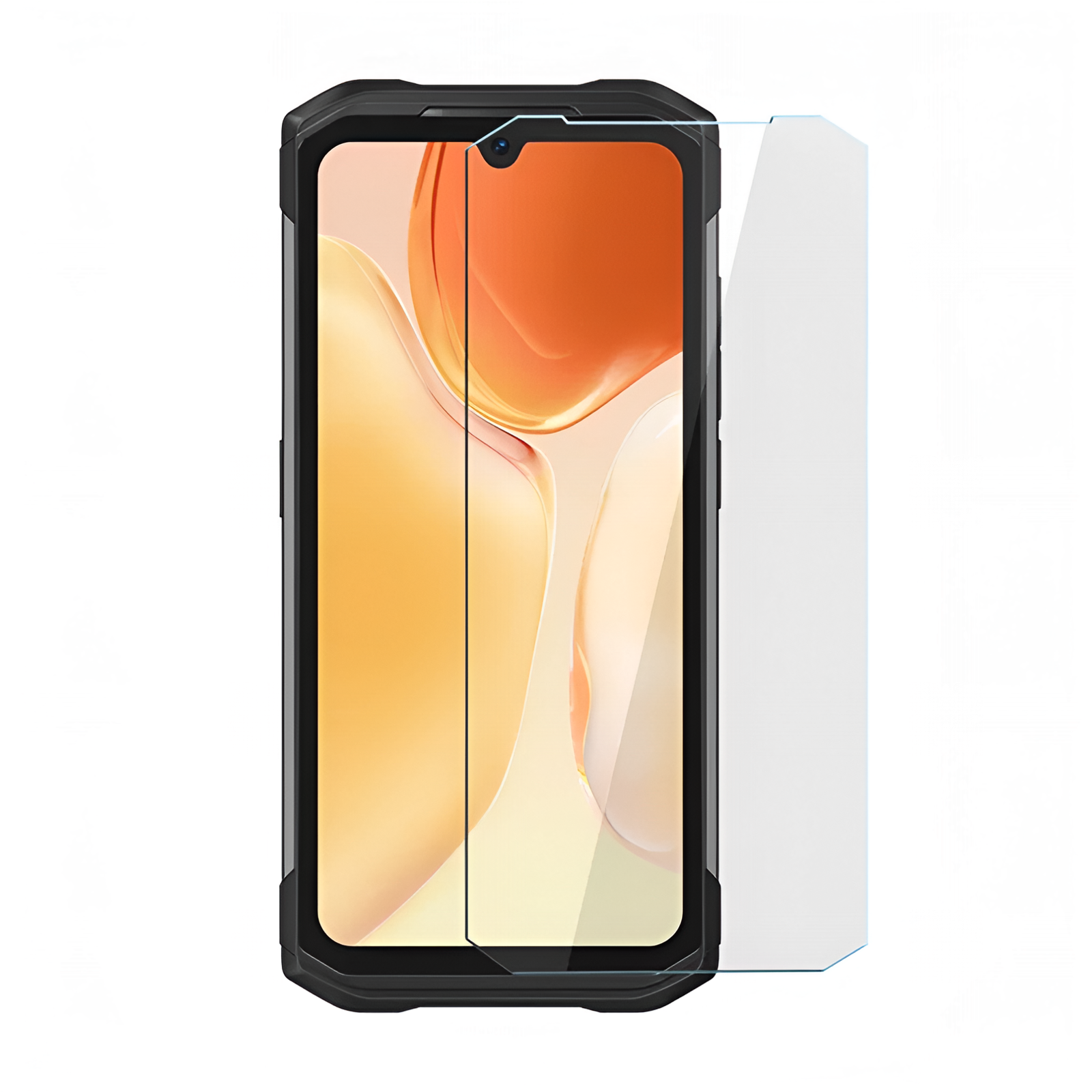 Защитное стекло MyPads Forti Glass для телефона Doogee S98 / S98 Pro с олеофобным покрытием