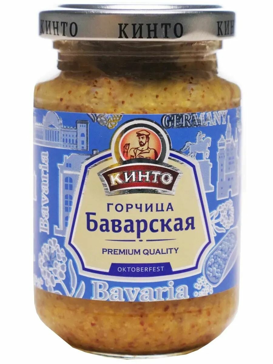 Горчица Кинто Баварская 170мл - 1 шт