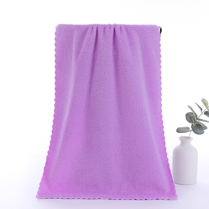 Высокоплотное коралловое бархатное полотенце мягкое простое впитывание воды для лица полотенце для лица Домашнее