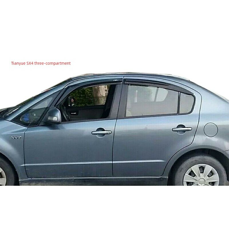 Дефлекторы окон для Suzuki Tianyu SX4 Shangyue (седан), Coolray (хэтчбек), защита от дождя, водоотталкивающие. Tianyu