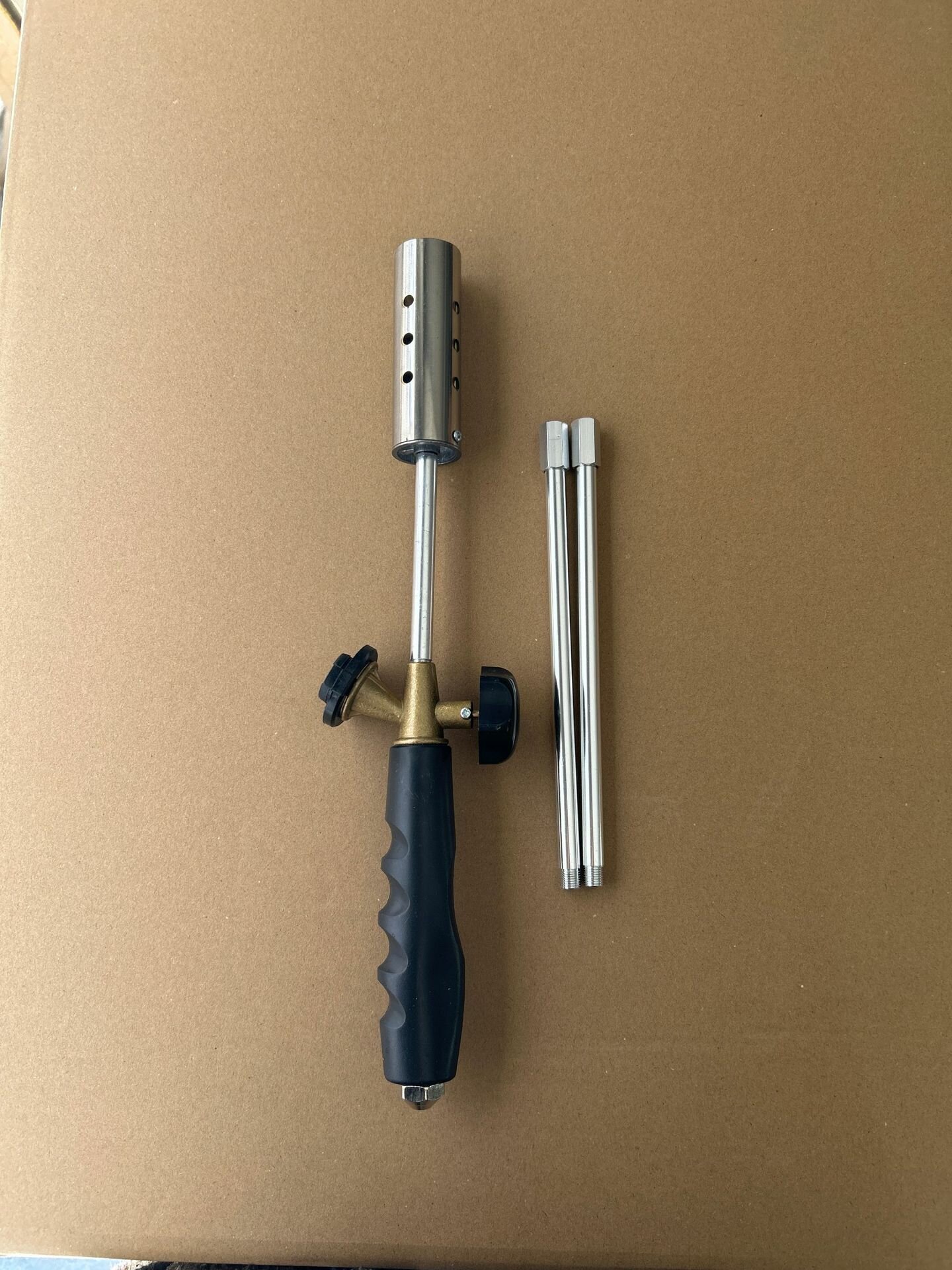 Новый удлиненный картриджный газовый горелка зажигатель, горелка для удаления сорняков на открытом воздухе, горелка для сжигания свиной шерсти, большая горелка