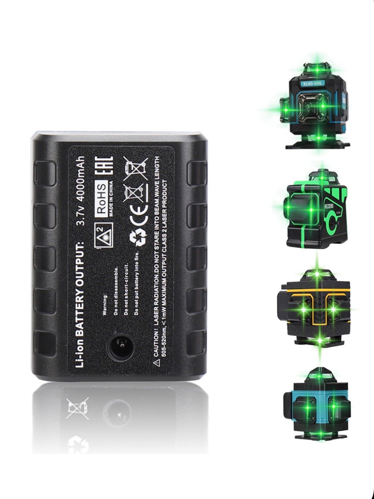 Аккумулятор для лазерного уровня, совместим с : KEZERS, HILDA , PRACMANU , DZA