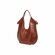 Сумка NOMK, фактура плетеная, коричневый