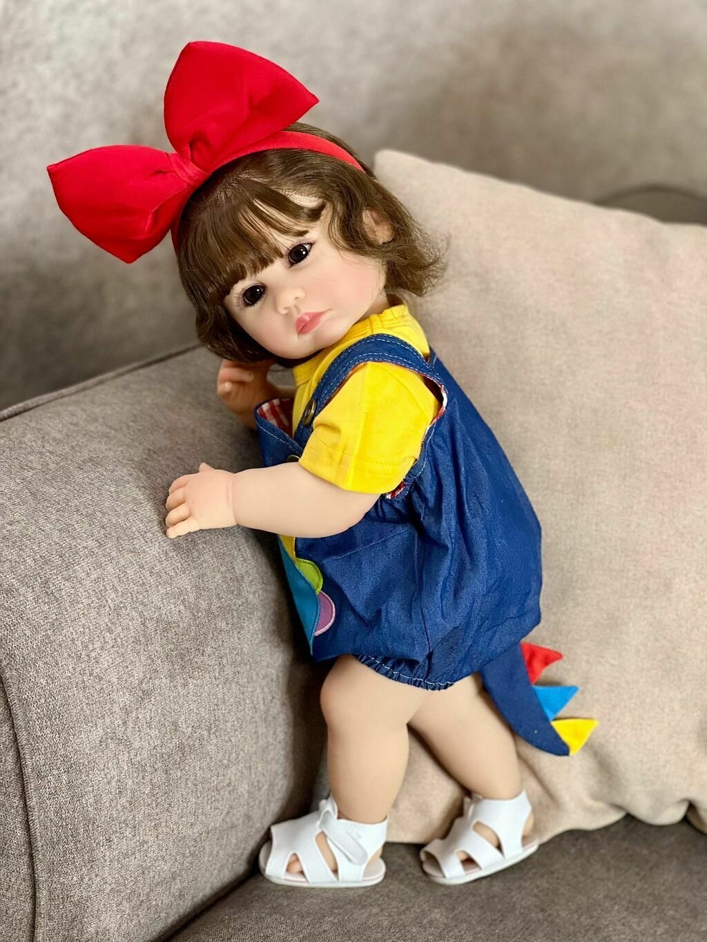 Кукла Реборн виниловая 55 см в пакете (FA-313)