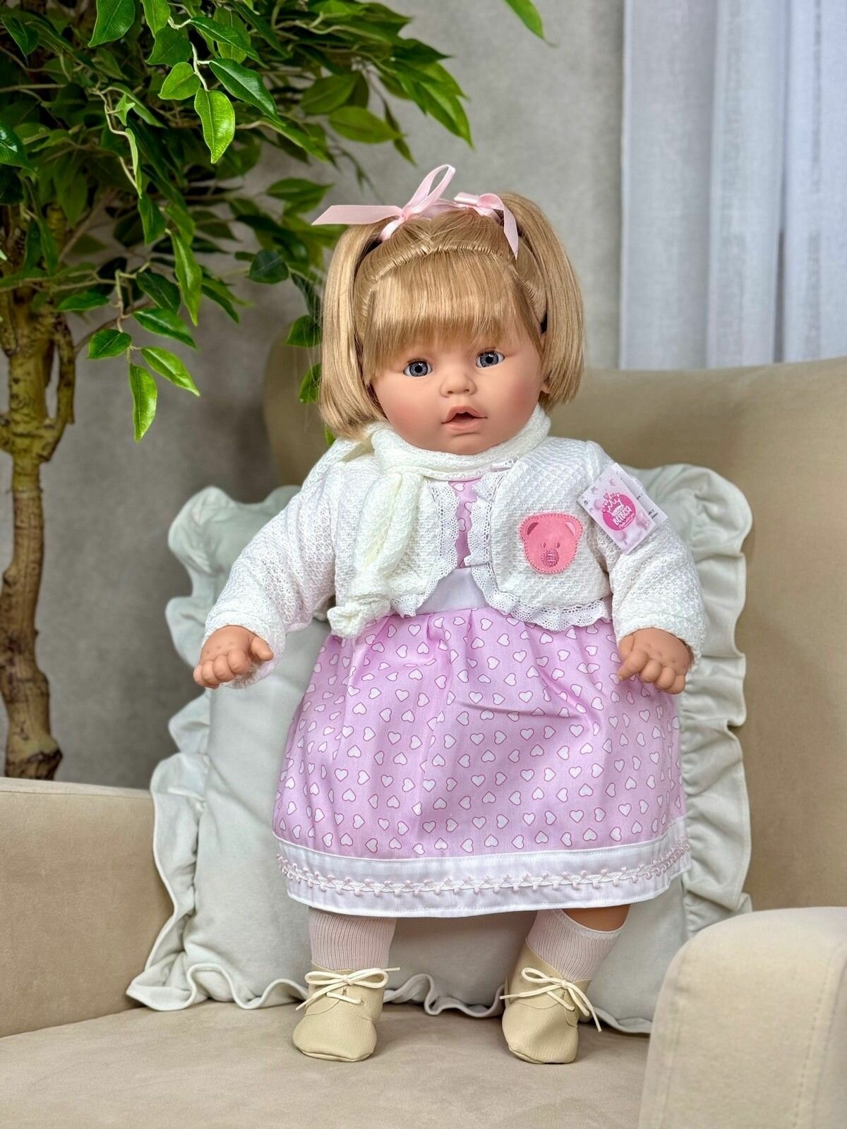 Кукла Berbesa мягконабивная 62см Dulzona