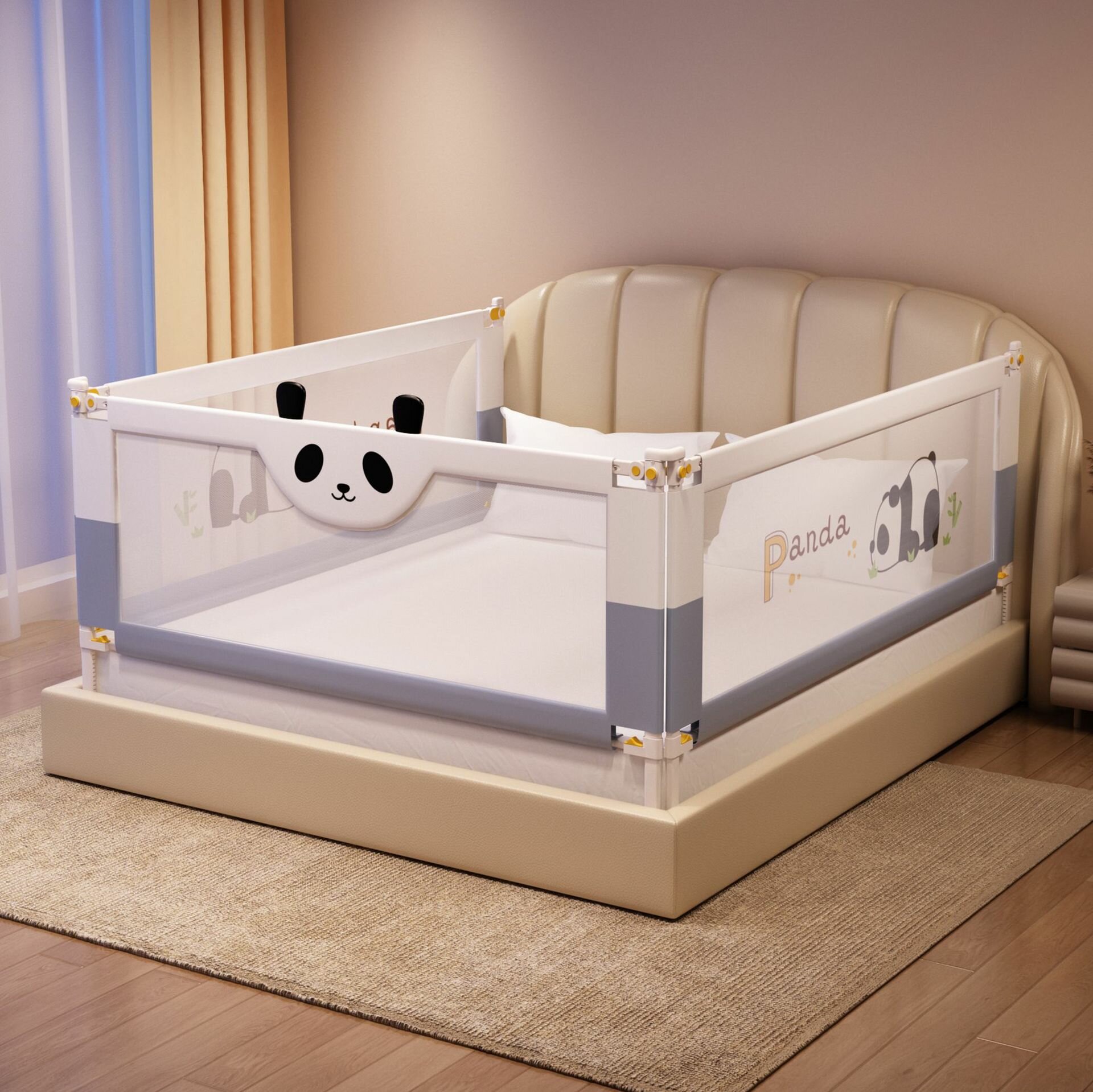Прямая продажа от производителя: защитный бортик для детей, противоскользящий ограждение, боковой бортик для кровати, детский барьер, защитный бортик для младенцев, односторонний боковой бортик