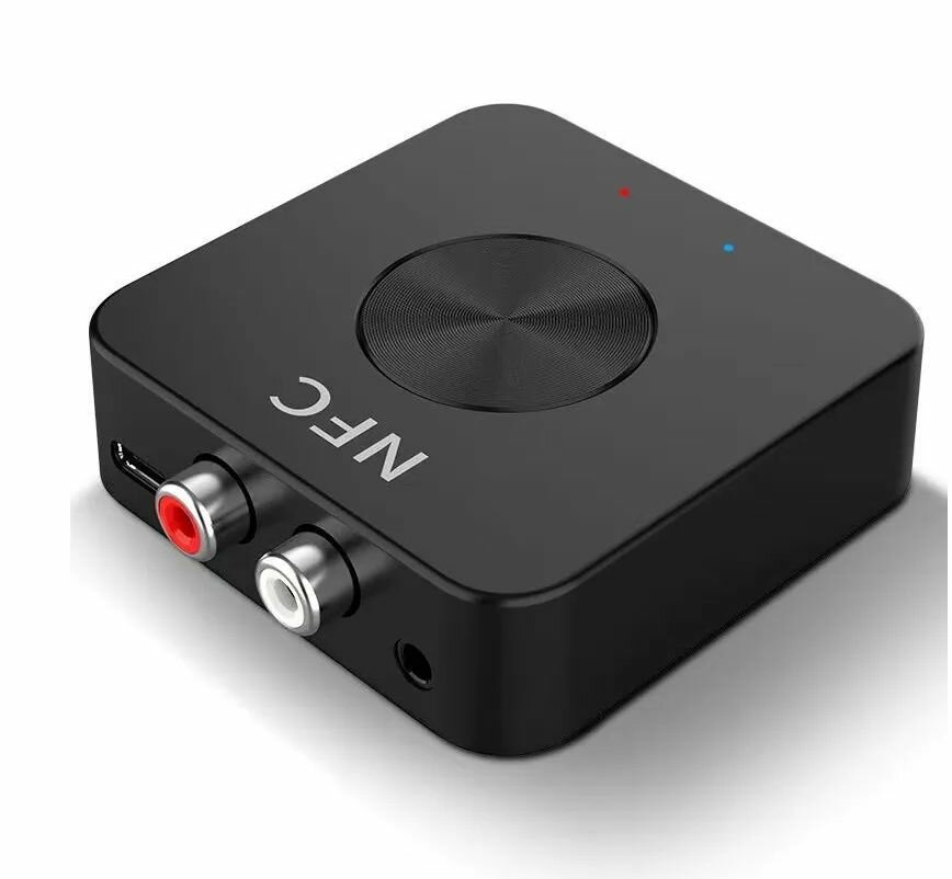 Беспроводной NFC Bluetooth audio адаптер BТ-21 5.0 AUX 3.5 мм Type-C черный