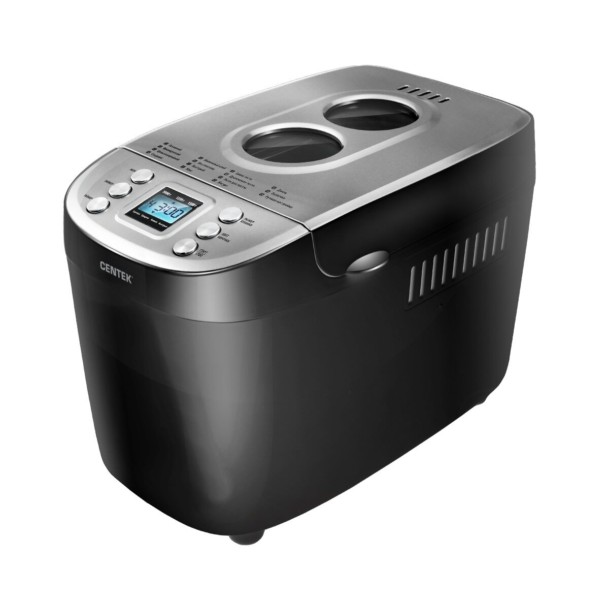 Хлебопечка Centek CT-1415 860 Вт, вес выпечки до 1,5 кг, 15 программ