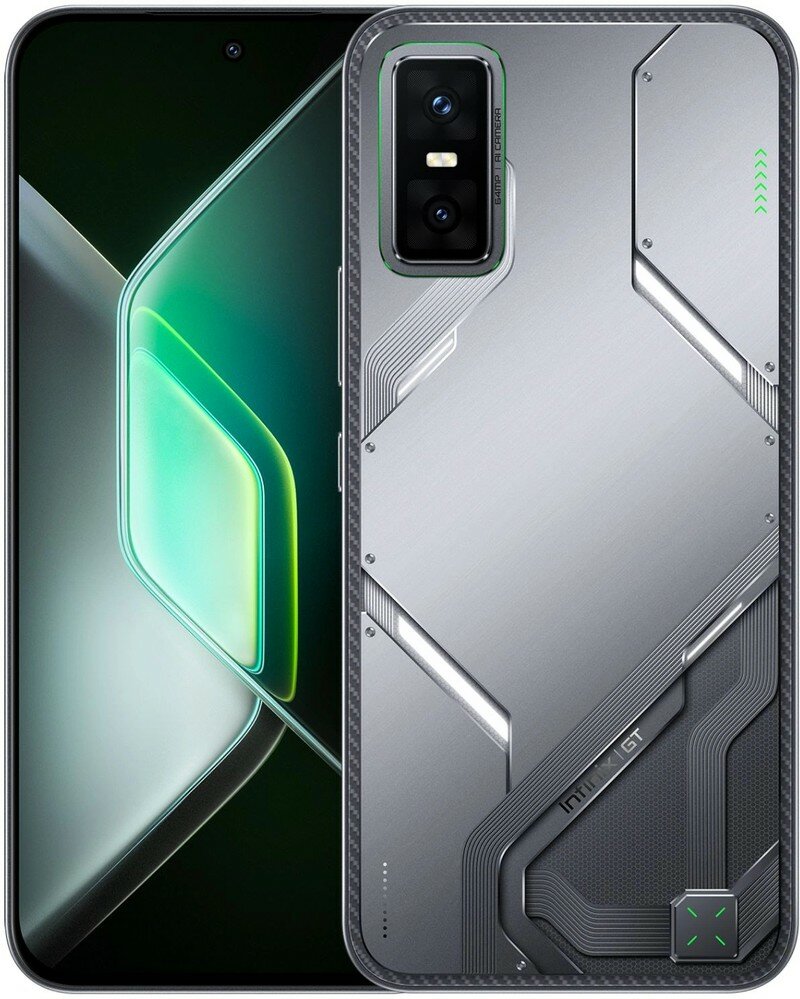 6.78" Смартфон INFINIX GT 30 8/256Gb, X6876, NFC, AMOLED, 144Гц, 5500мAч, графит