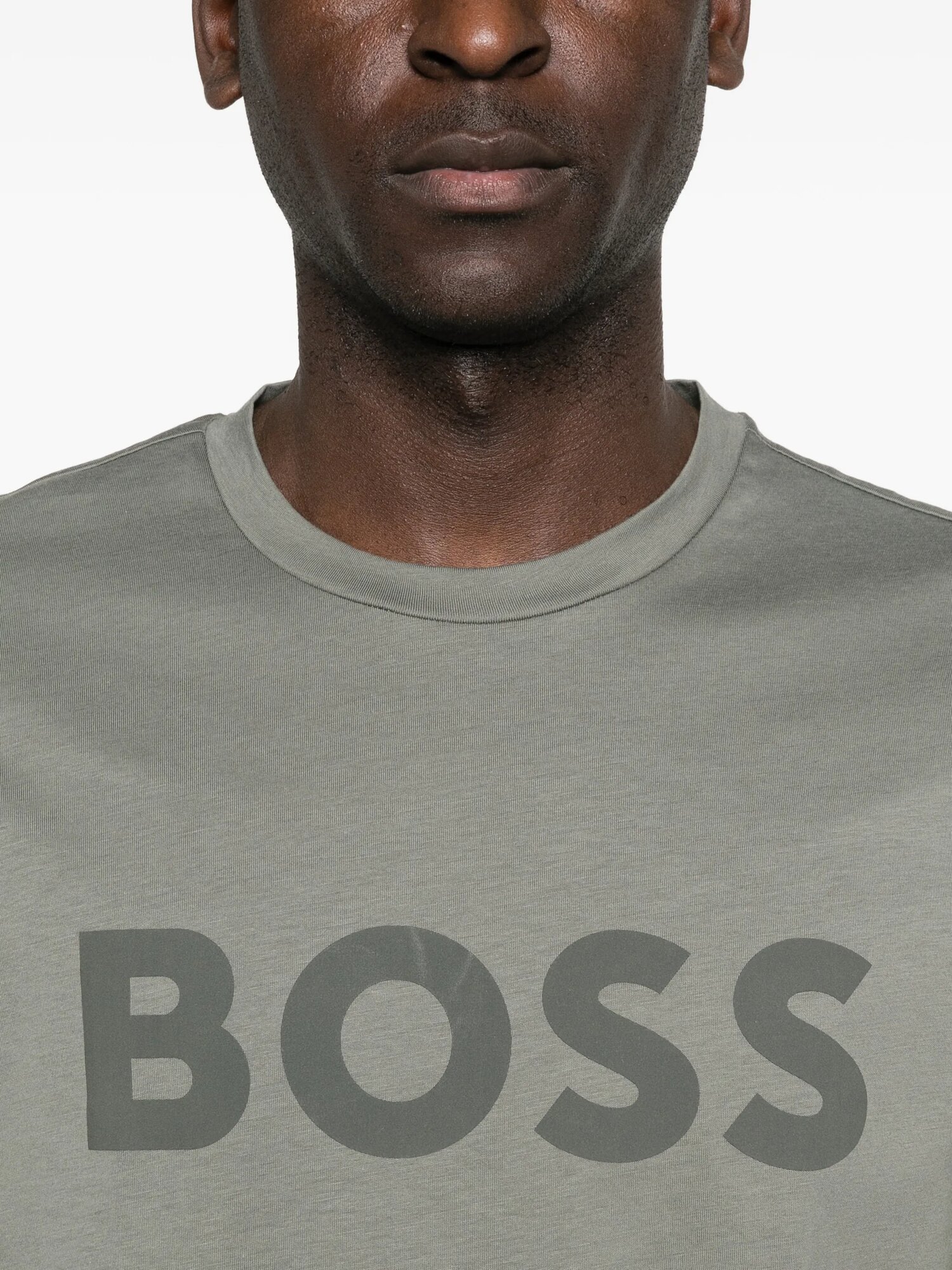 Футболка BOSS, размер S, серый — фото 1