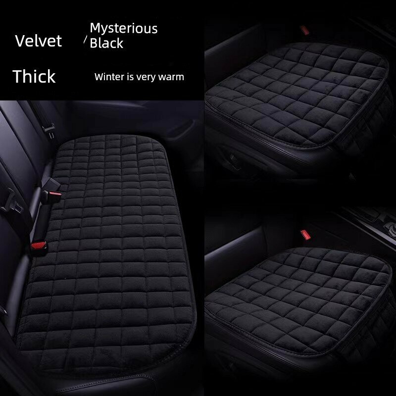 23 модели AION Y Plus 70 Enjoy Edition: комплект из трех теплых автомобильных чехлов на сиденья из плотного плюша для