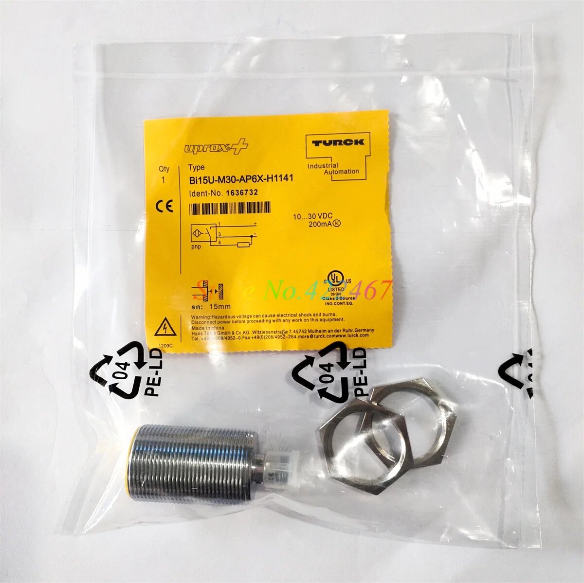 Датчик приближения Turck BI15U-M30-AP6X-H1141