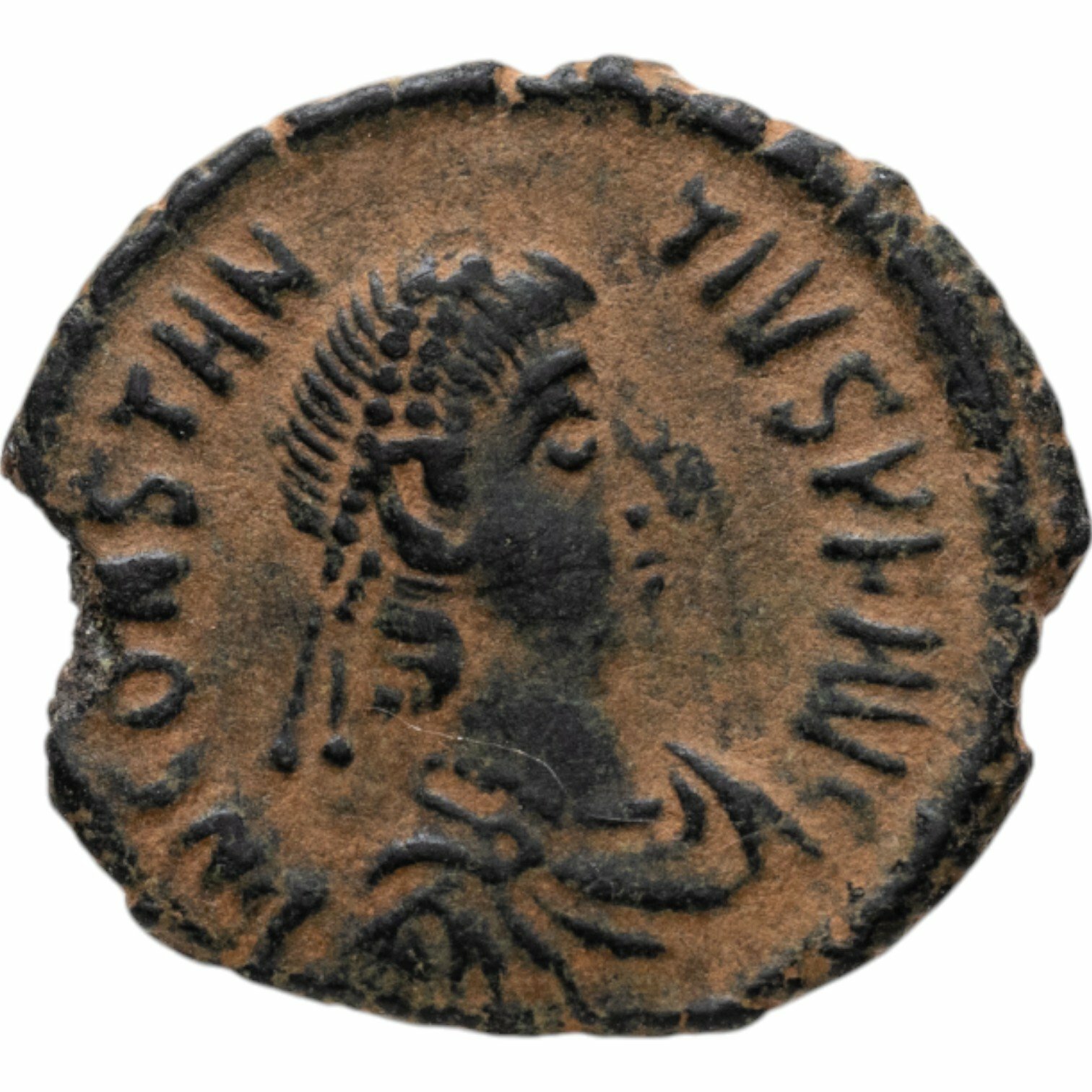 Римская империя, Констанций II, 337-361 годы, Центенионалий , Медь, в сохранности VF-XF