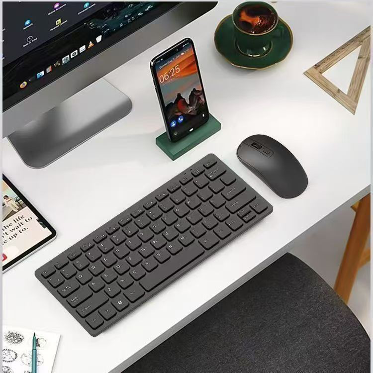 Беспроводной комплект клавиатуры и мыши 2,4G для настольных и портативных компьютеров, для офиса и домашнего