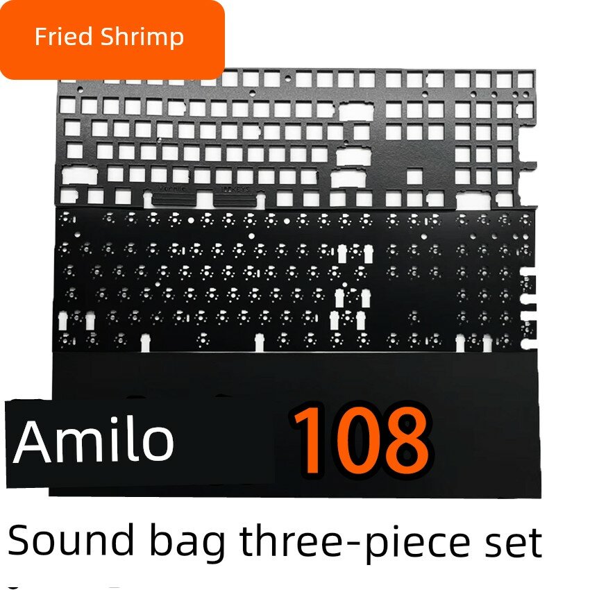 Специальный звуковой пакет клавиатуры Varmilo Amilo 68/87/108, бавовна сэндвичем Poron, подосевой коврик IXPE Комплект
