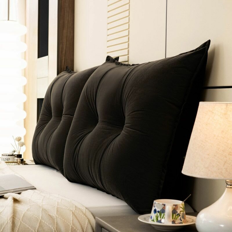 Легкая роскошная прикроватная мягкая подушка, прикроватный мягкий комплект, татами подушка, подушка для дивана в гостиной, подушка для поясницы, двойная спинка, съемная и стираемая