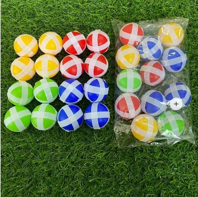 Мячики с липучками для детского дартс, 10 штук