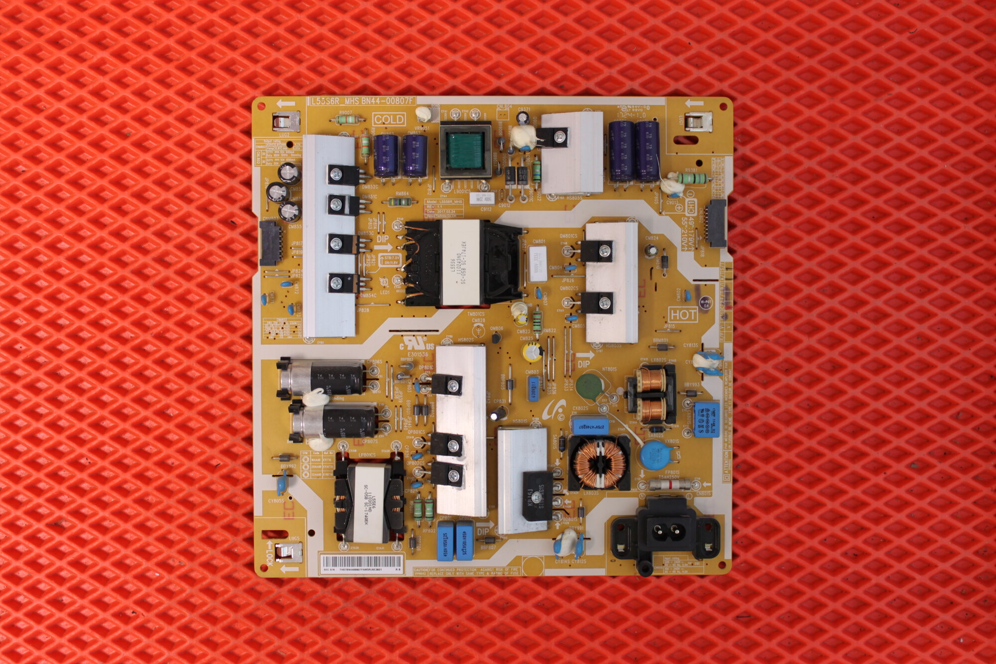 Блок питания (PSU) BN44-00807F для телевизора SAMSUNG UE49MU6100U в надёжной упаковке