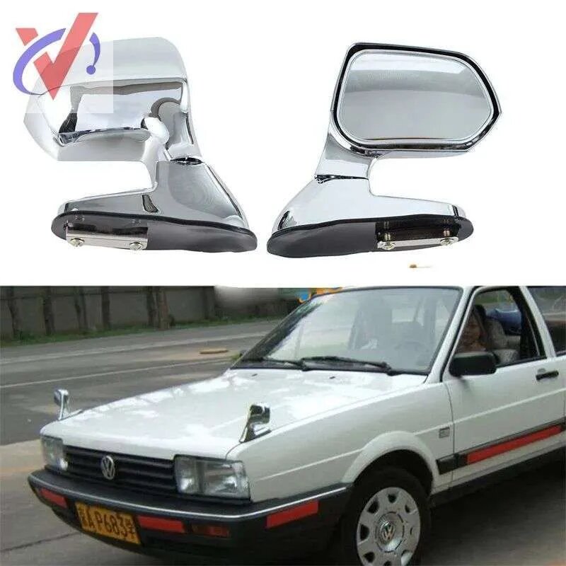 Зеркало заднего вида Комплект, арт. h-105, для VW Santana, серебристый