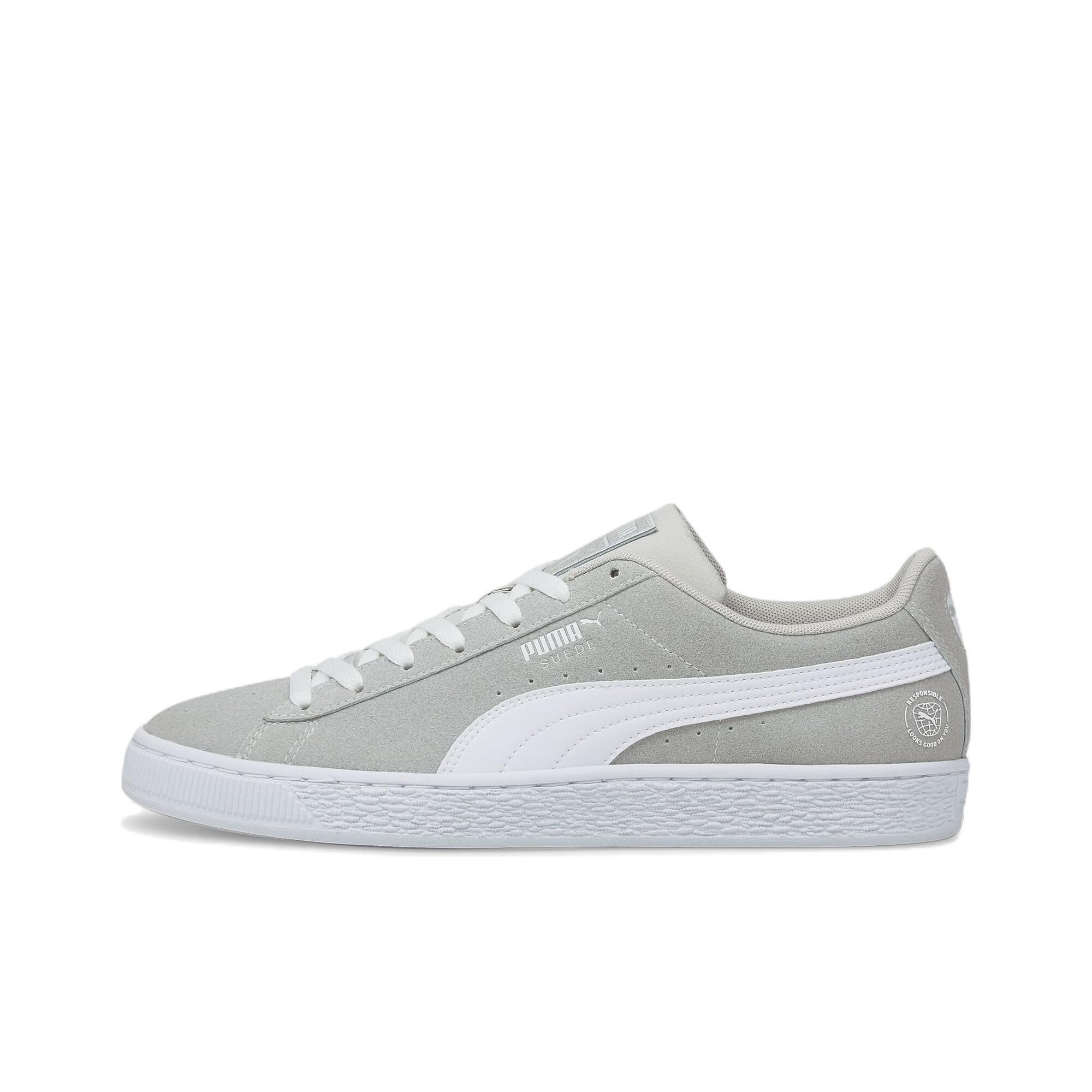 Кроссовки PUMA Suede, размер EU 37 стопа (23CM), белый, — фото 1