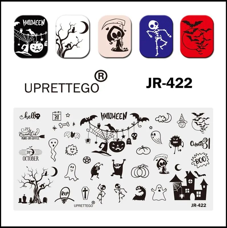 Трафарет для Хэллоуина UPRETTEGO JR422