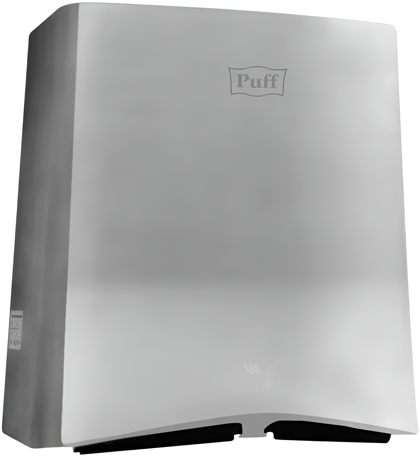 Сушилка для рук "Puff-8835", мощность 2000Вт, антивандальная, IPX4, серебристый