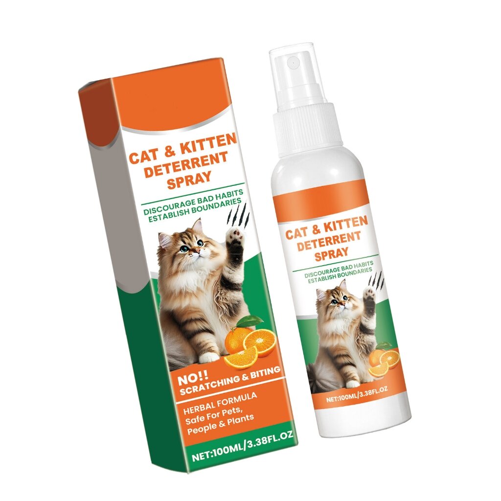 Спреи для кошек Отпугивающие средства против царапин Спреи для дрессировки кошек для использования в помещении и на открытом воздухе