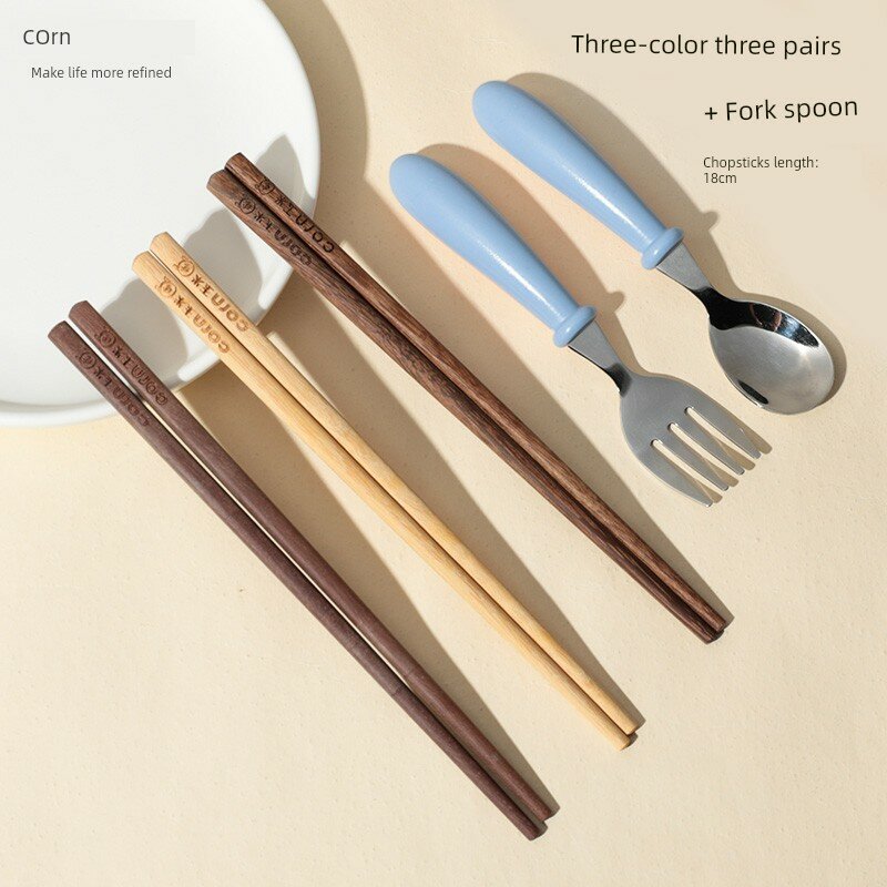 Детские тренировочные палочки для еды в форме кукурузы для детей от 3 до 6 лет, палочки для начинающих, для домашнего