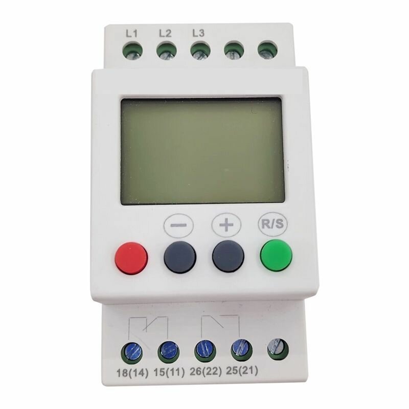 3-фазное регулируемое реле защиты от перенапряжения на DIN-рейку, AC380 В