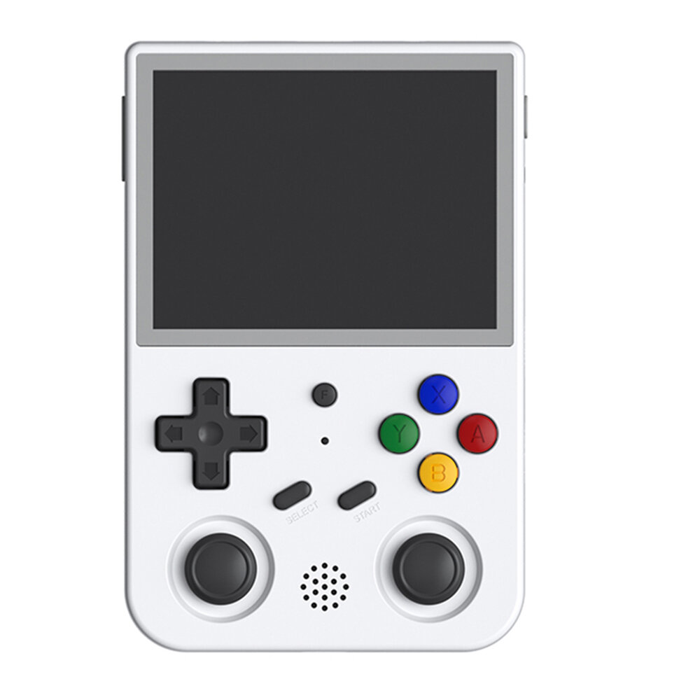 Ретро портативная игровая консоль RG353V 3.5-дюймовый IPS экран поддерживает 5G WiFi 4.2 BT, 16G+64G 16G+128G 16G+256G, белый прозрачный черный прозрачный пурпурный серый