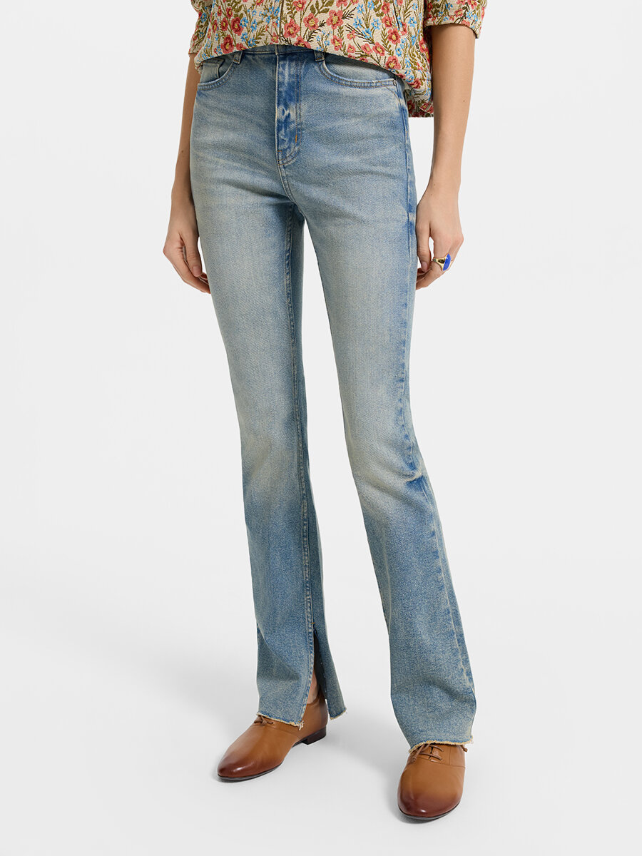 Джинсы клеш 