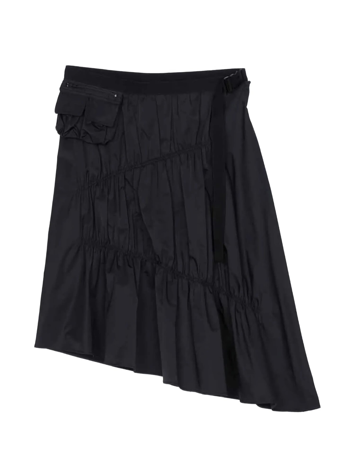 Юбка Ruffles pocket-detail asymmetric skirt