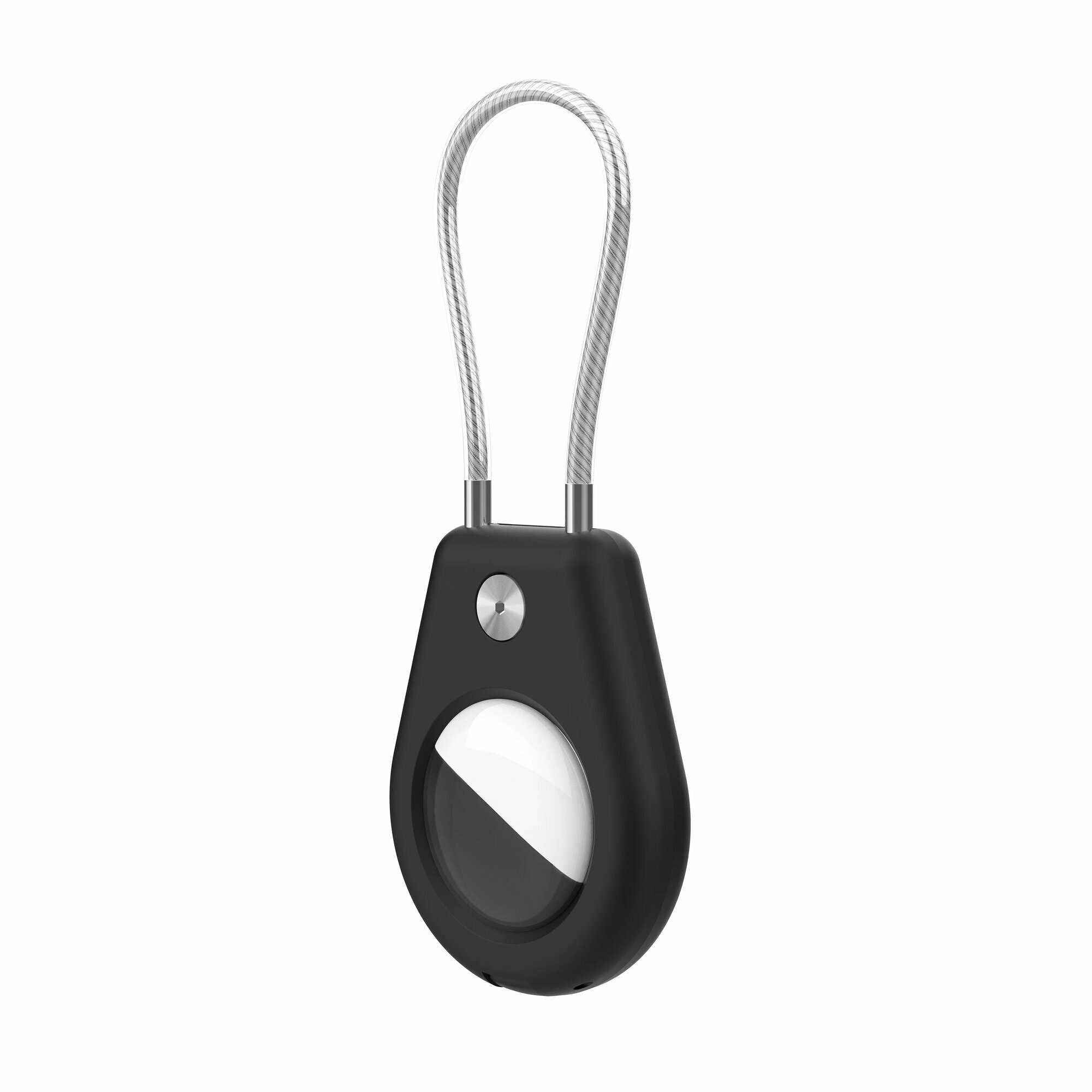 1 шт. чехол для Apple Air Tag, держатель с брелоком, защитный корпус, аксессуары для трекера, жесткий ПК, Airtags, брелок для ключей, чехол для Air Tag