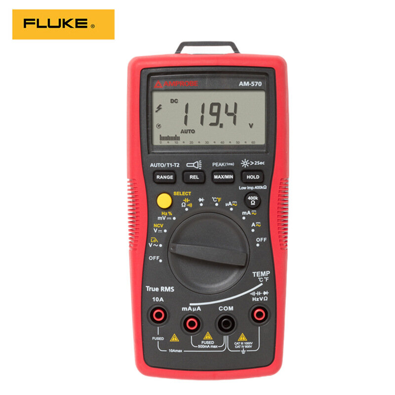 Цифровой мультиметр Fluke Amprobe PM51A, компактный портативный карманный тип PM55A