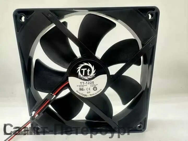 Подходит для бесшумного вентилятора охлаждения Thermaltake Tt1225 A1225L12S 12025 12 В 0,30 А