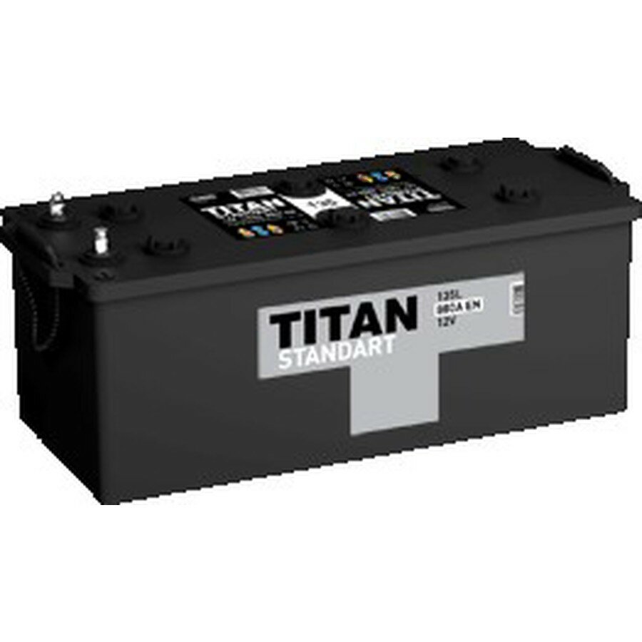 Аккумулятор TITAN STANDART 12V 135Ah 850A (R+) 513х188х218 36кг от официального дистрибьютора, TITAN, артикул 4607008888881