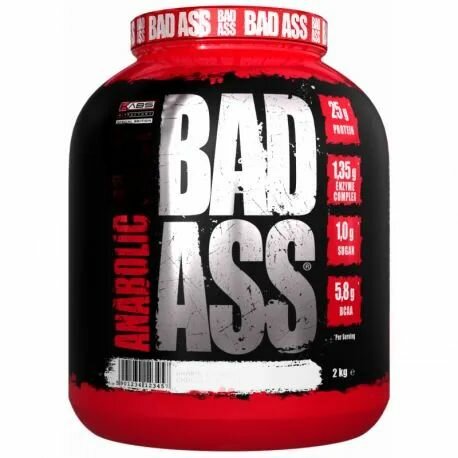Протеин Anabolic Pro-5 BAD ASS 2 кг Клубника-банан