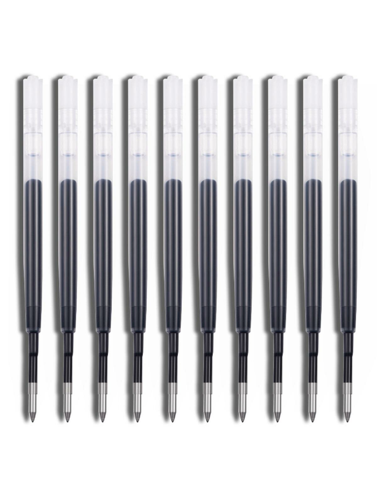 G2 Гелевые заправки для выдвижной гелевой ручки 0,5/0,7 мм Синие/черные чернила 10шт