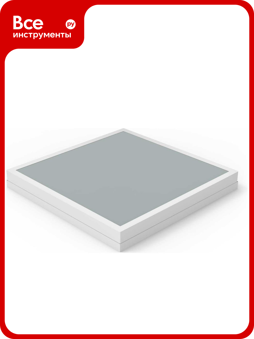 Светодиодный светильник Gauss офисный MiR 35W CRI90 3850lm 4000K IP54 595x595x68мм опал, G1-A0-00070-01G02-5403540