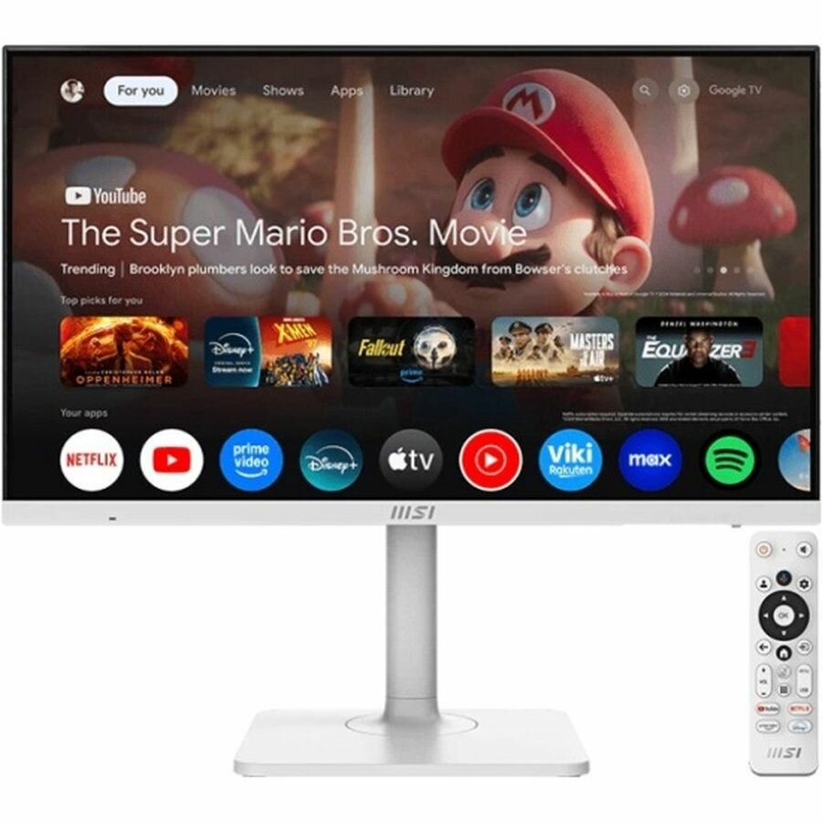 27" Монитор MSI Modern MD272UPSW (9S6-3PB19H-409) белый - 3840x2160@60Гц, IPS, 4 мс, 1000:1, 300 кд/м2, 178/178, DisplayPort, HDMI, Bluetooth
