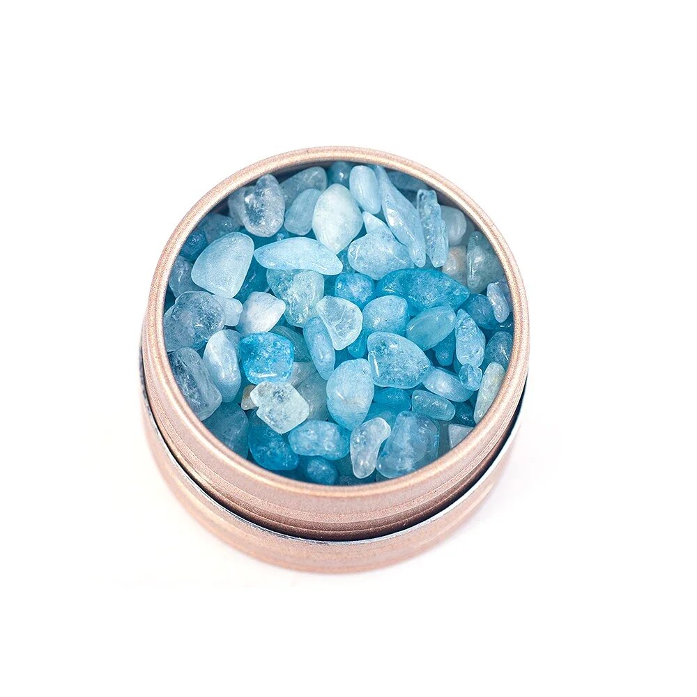 Многоцветные стеклянные камешки для декора 09