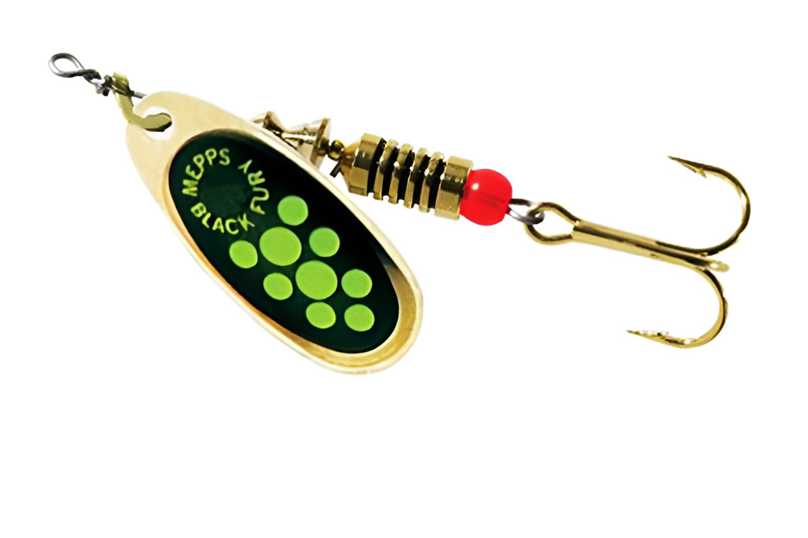 Блесна вращающаяся Mepps BLACK FURY 2, Gold/Chartreuse, 1 шт.