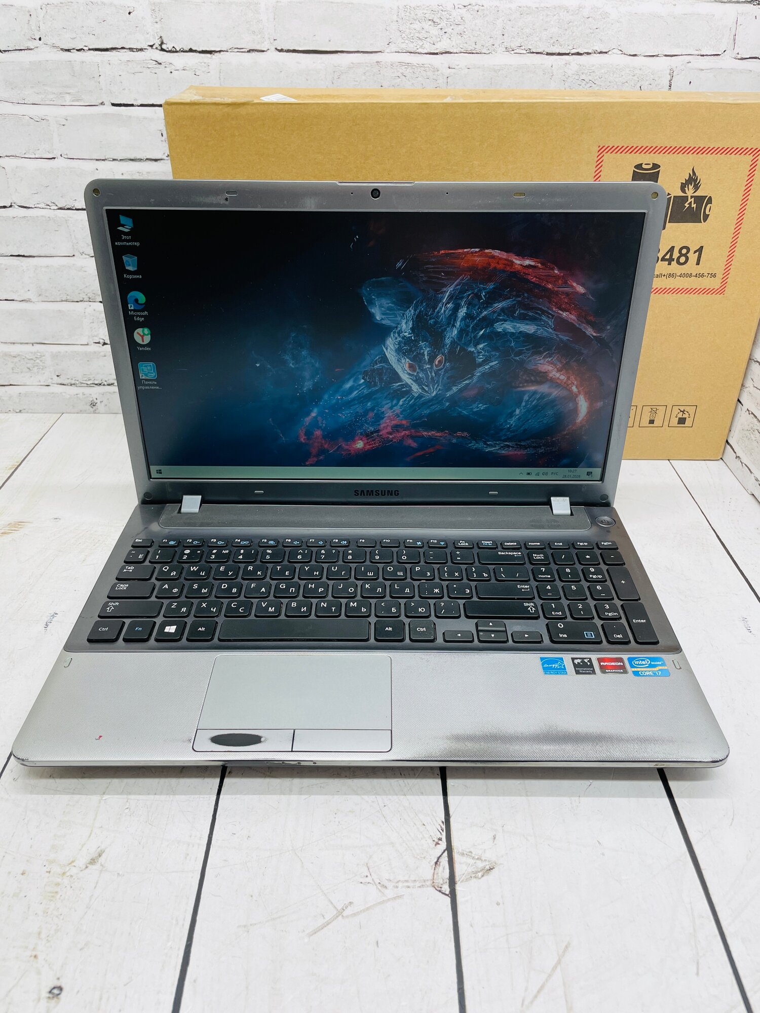 Игровой ноутбук 15,6, Samsung NP350V5C, Intel Core i7 3630QM, 8 Gb DDR3, 500 Gb HDD, Radeon 7600M