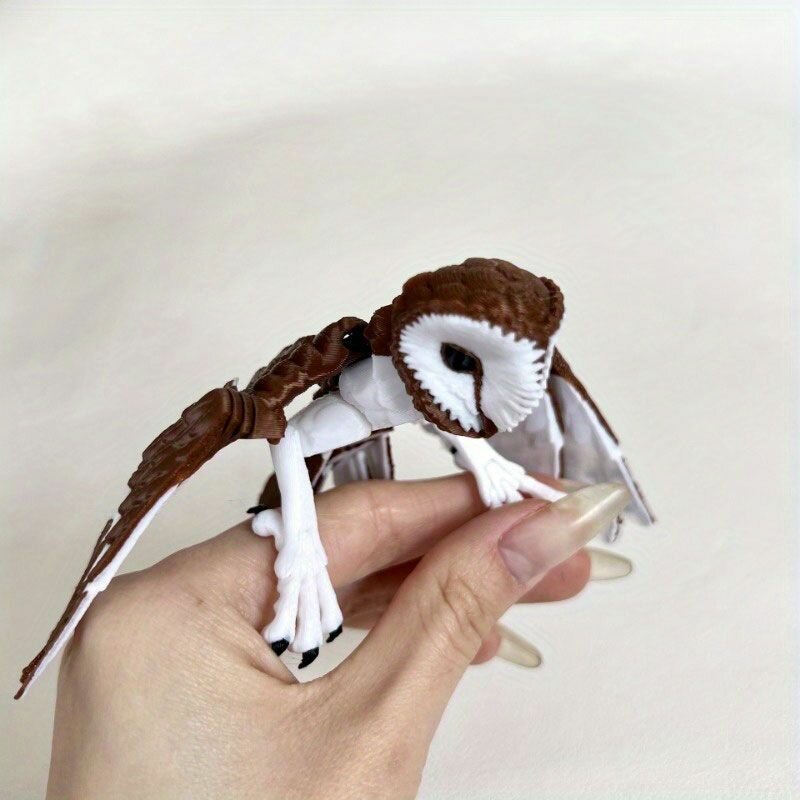 3D-печатная модель игрушки орла-сокола для симуляции, декор, подарок, модный креативный животный с подвижными суставами