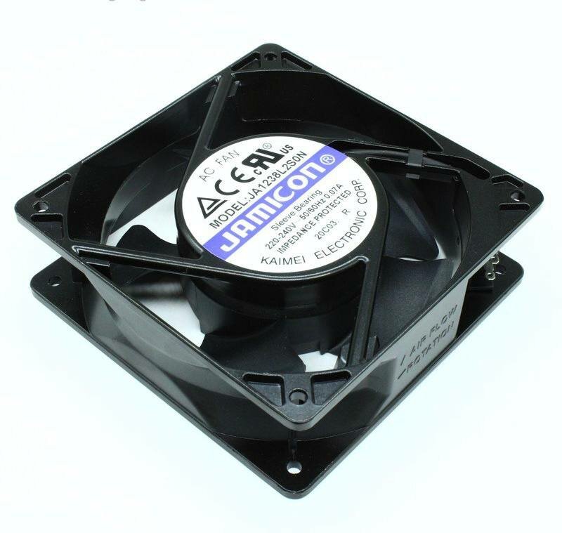 Вентилятор JA1238L2S0N-T 220В 120х38мм клеммы