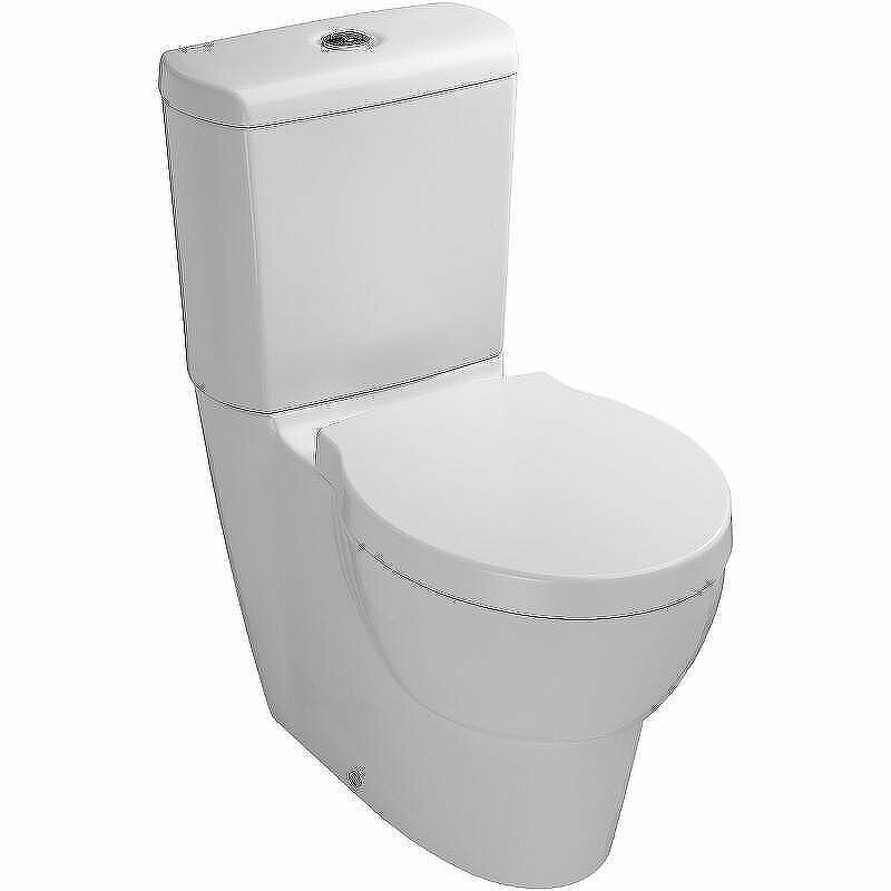 Унитаз напольный Jacob Delafon Ove 19974W-00 с бачком и сиденьем Микролифт