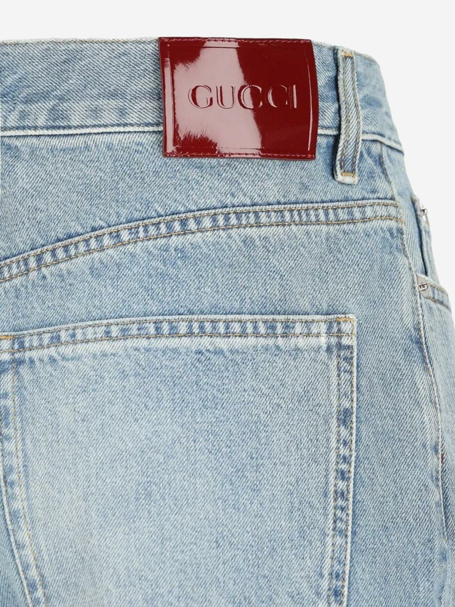 Джинсы GUCCI, размер 25, denim — фото 1